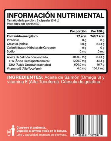 OMG 360 - Omega 3 + Vitamina E – GENWELL